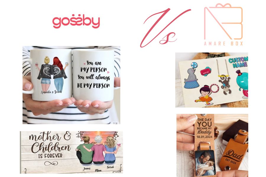 Gossby Vs Amarebox: Finding The Best Custom Gifts - Gift Libraries